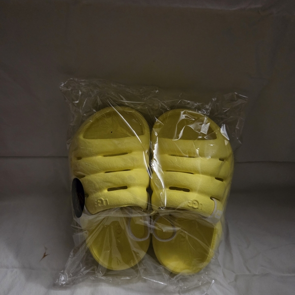 UGG | Shoes | Ugg Kids Yellow Sandals | Poshmark